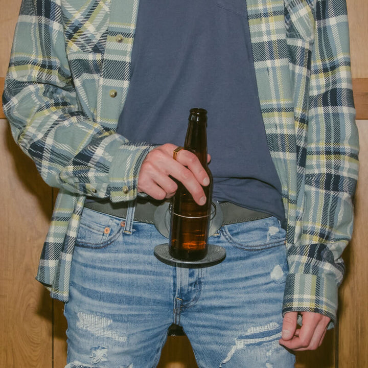 Belt Buckles - World's 1st Drink-Holding Belt Buckle – BevBuckle